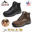 NORTIV 8 Men's Steel Toe Boots Work Safety Protection Waterproof ...