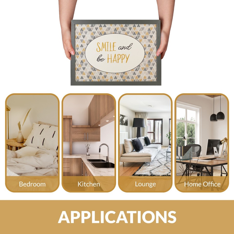 Wooden Soft Padded Cushioned Bean Bag Laptop Lap Tray Dinner Food TV ...