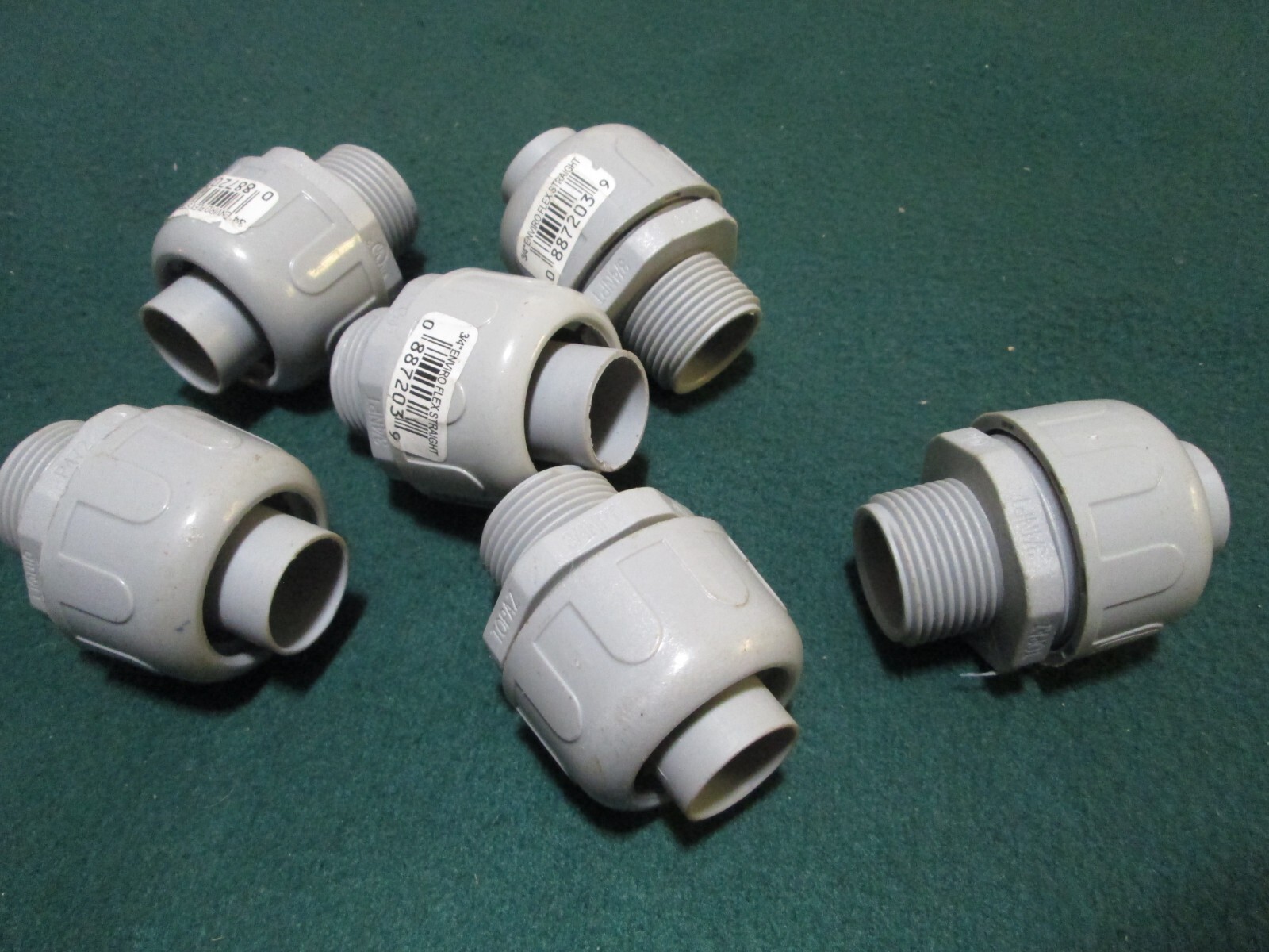 Topaz Liquid-Tight Connector 3/4" NPT P472 FNMC-B Flex Straight | eBay