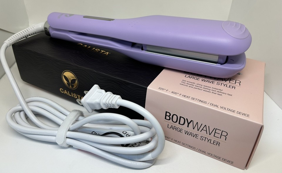 Calista Bodywaver Body Waver Styler Iron Large Wave Lavender Purple ...