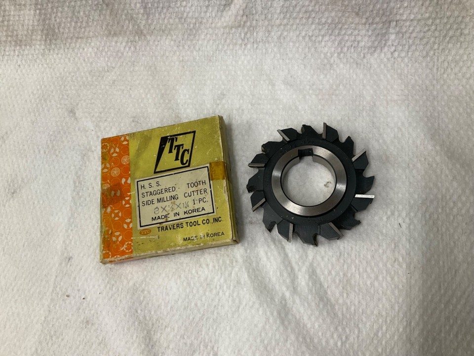 HSS STAGGERED TOOTH SIDE MILLING CUTTER 3x1/2x1 1/4 | eBay