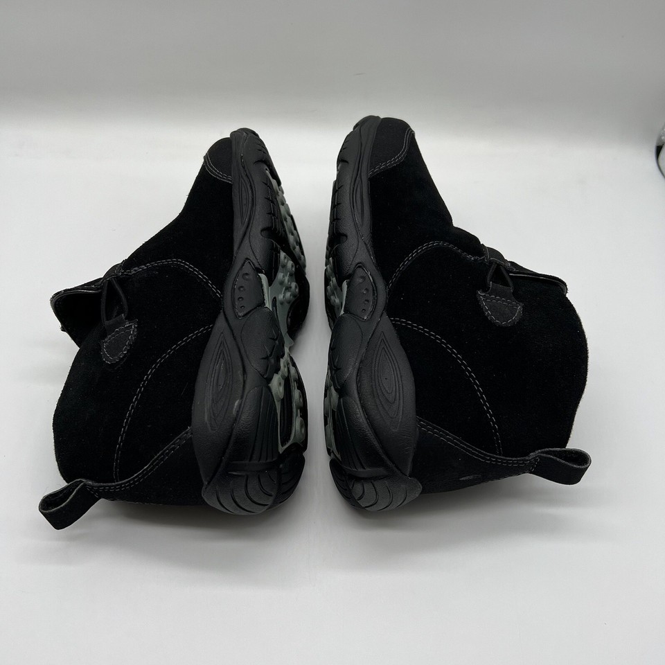 Women's Easy Spirit Explore 24 Walking Black Boots Size 6.5 Ankle Shoes ...