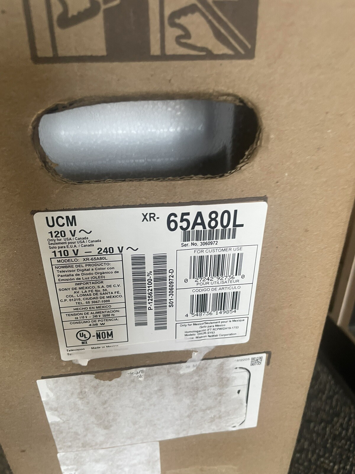 Sony BRAVIA XR A80L 65" 4K UHD OLED Smart TV for sale online | eBay