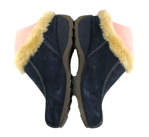 Sporto Molly Shoes Mules Clogs Slip-Ons Women's Size 7 W Blue Suede ...