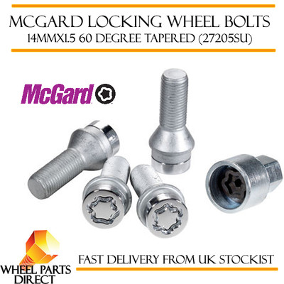 McGard Locking Wheel Bolts 14x1.5 Nuts for Audi A6 [C6] 04-11 | eBay UK