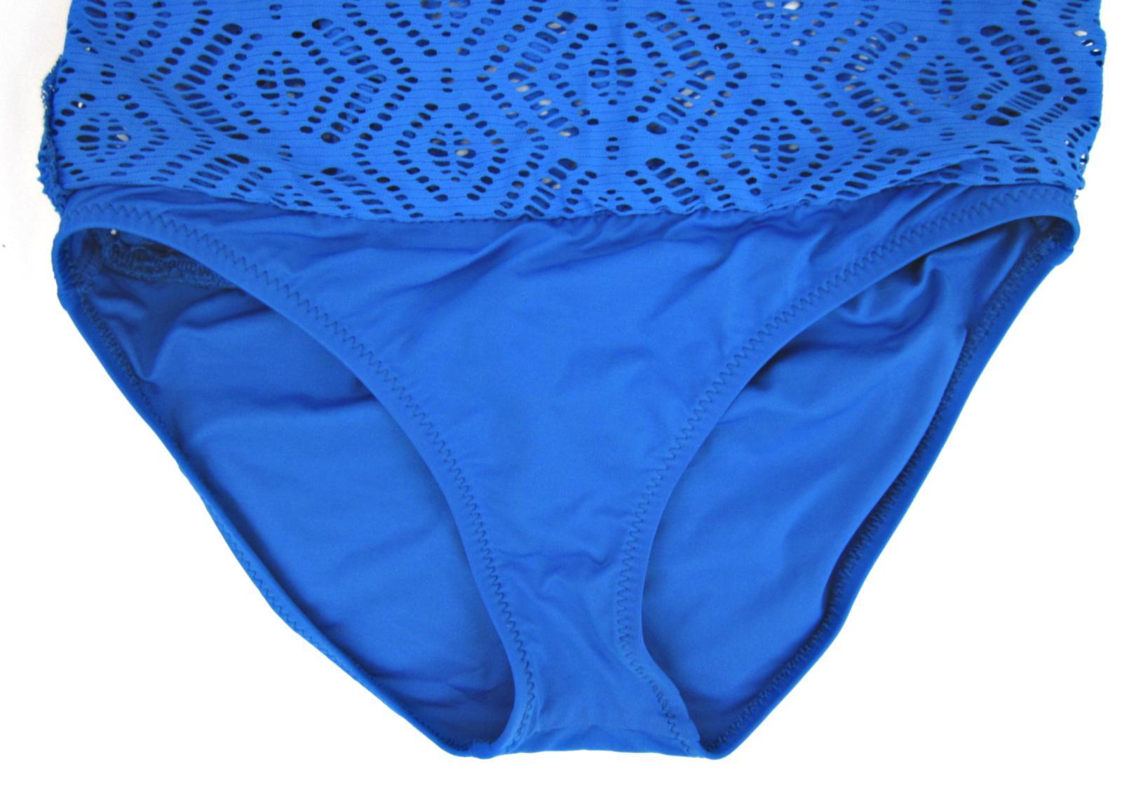 Becca By Rebecca Virtue Tankini Just A Peak True Blue Skirted Swimwear ...