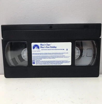 Nick Jr Blue’s Clues First Holiday VHS | Grelly USA