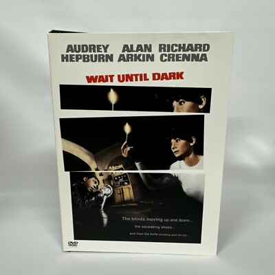 Wait Until Dark DVD 1967 Audrey Hepburn Snapcase Killer Thriller Bonus ...