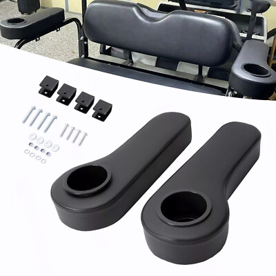 Fit For EZGO/Club Car/Yamaha Golf Cart Rear Arm Rest Cushion With Cup ...