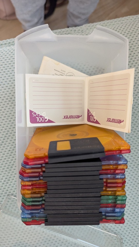 17 Memorex Cool Disk 3.5 Inch PC Formatted High Density Floppy Disks ...