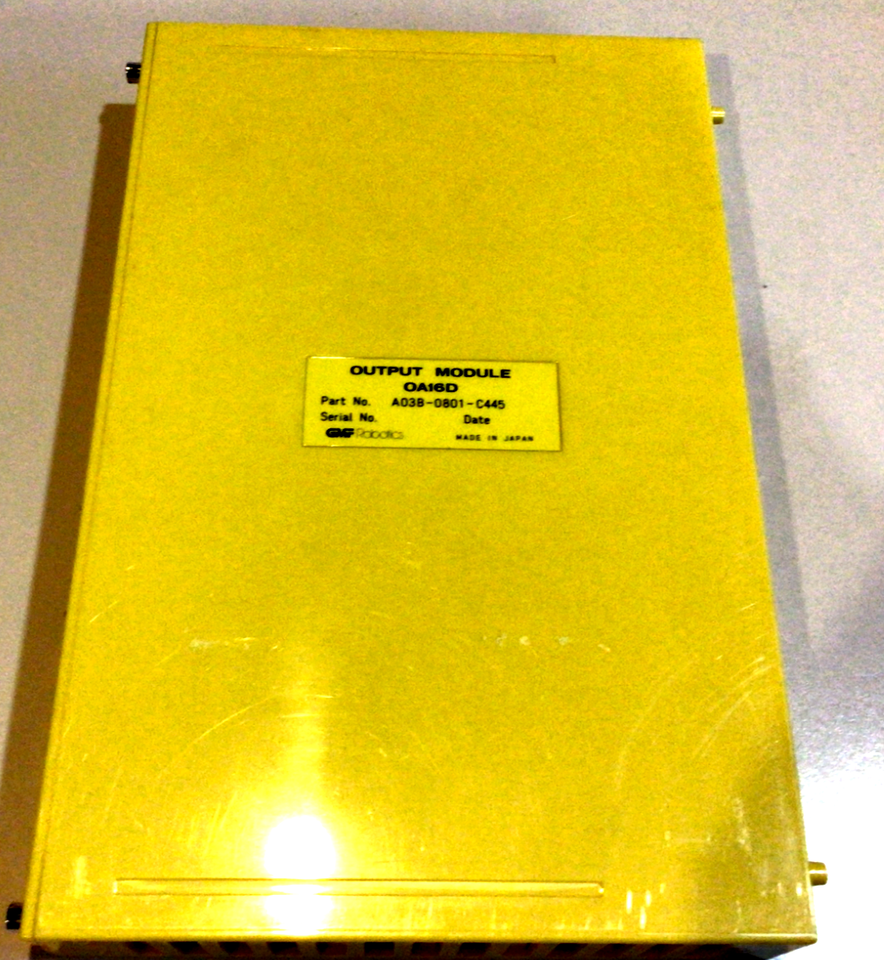 GMF ROBOTICS / FANUC A03B-0801-C445 USED OA16D OUTPUT MODULE ...