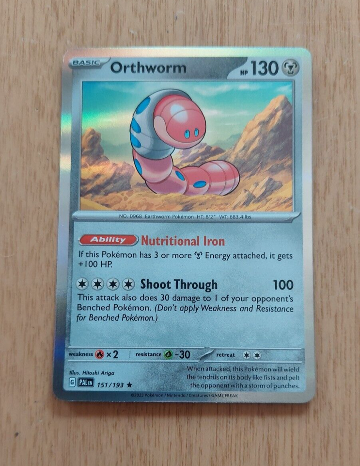 Orthworm (151/193) Holographic Pokemon card | eBay