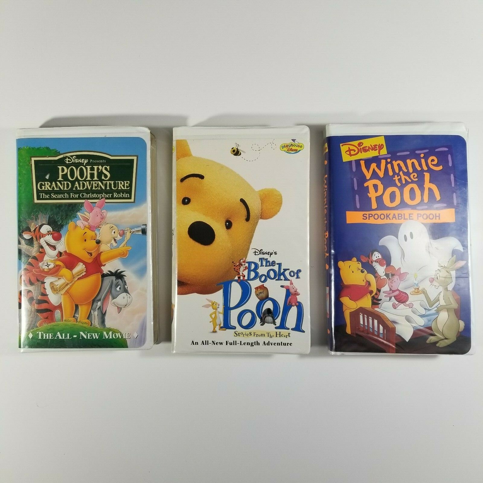 3 Winnie The Pooh Disney VHS tapes The Book Of Spookable Grand ...