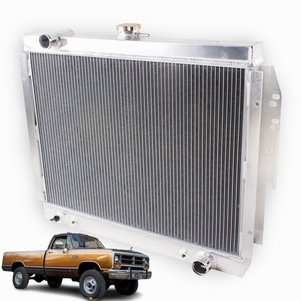 3 Row Aluminum Radiator For 1979-1993 Dodge D/W D150 D250 D350 ...