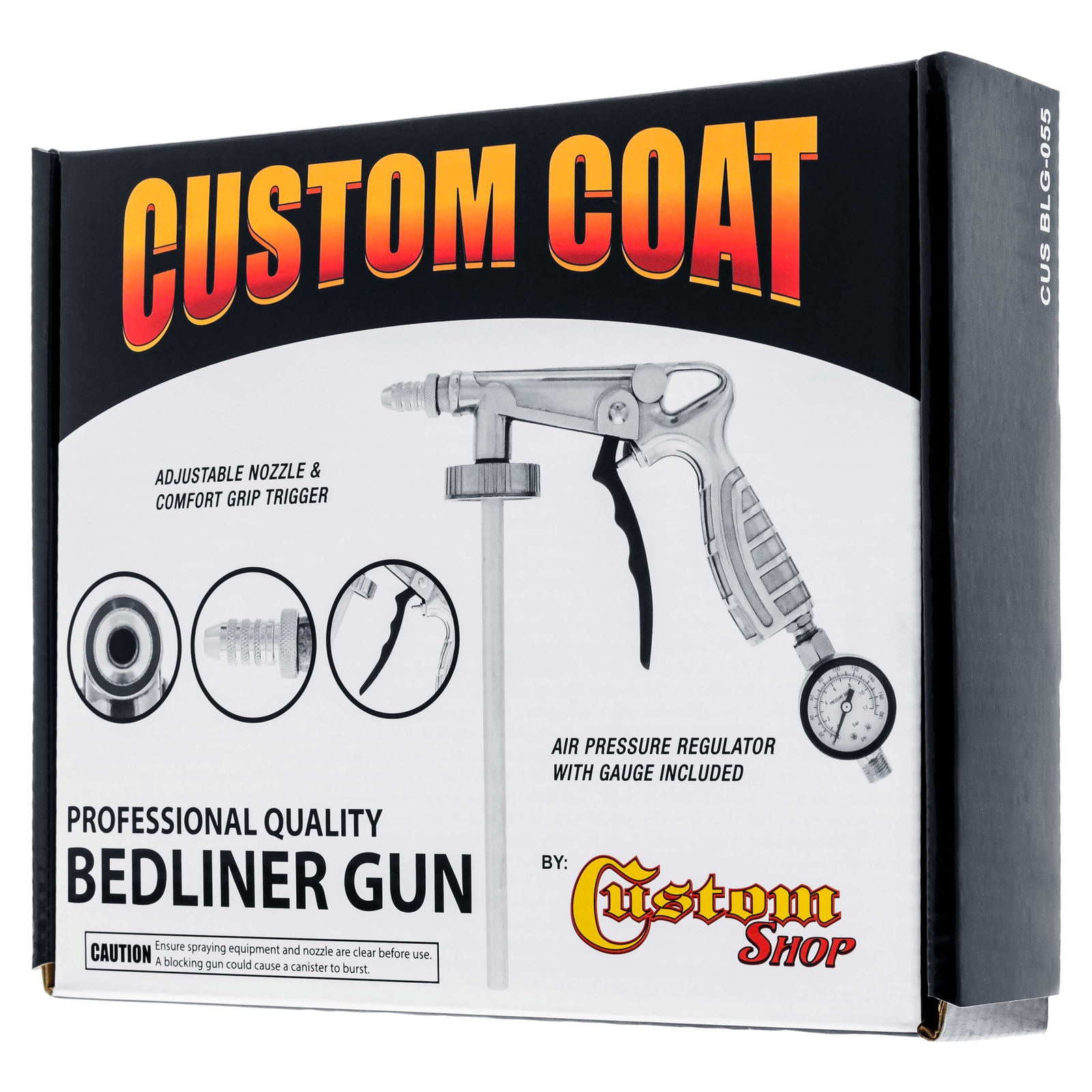 Bedliner Application Gun with Regulator - Fits 1 Liter Raptor Bed Liner ...