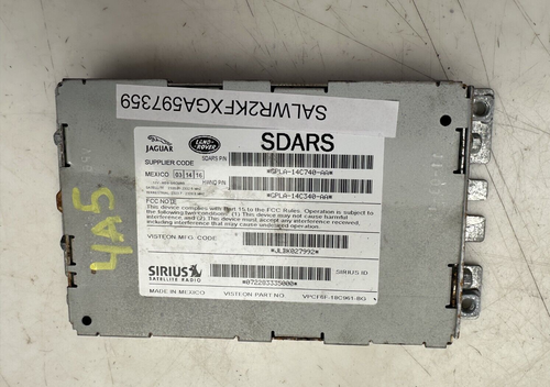 2014-17 JAGUAR F-TYPE LAND ROVER SIRIUS SATELLITE RADIO RECEIVER ...