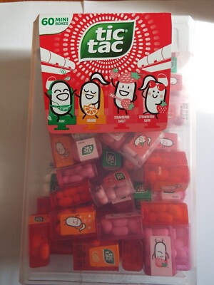 Rare Travel Mini Tic Tac 3.8g Choice- Mint Orange Strawberry Sweet or ...