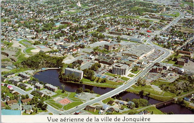 Ville de Jonquiere QC Quebec Aerial Vintage Postcard F96 | eBay