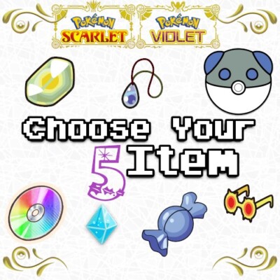 Choose Your Any 5 Item In The Game Ability Patch Mint Pokemon Scarlet ...