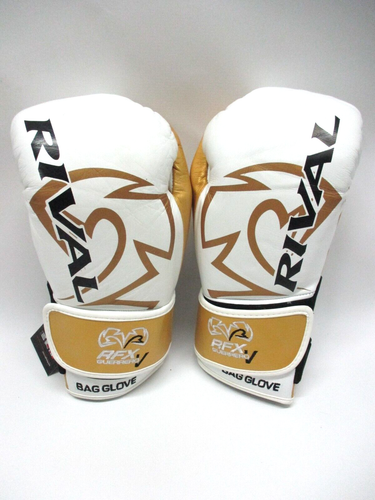 Rival Boxing RFX-Guerrero-V SF-F Hook & Loop Soft Bag Gloves - WH/GD ...