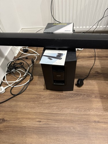 BOSE CINEMATE 1 SR SOUND BAR WITH WIRELESS ACTIVE SUBWOOFER | eBay UK
