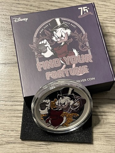 2022 Disney Scrooge McDuck 75th Anniversary 3oz Silver Coin | eBay