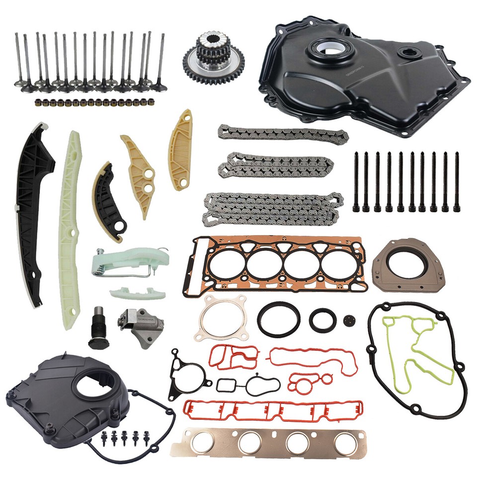 Engine Rebuild Timing Cover Kit Fit Audi VW 1.8T 2.0T Jetta A4 EA888 ...