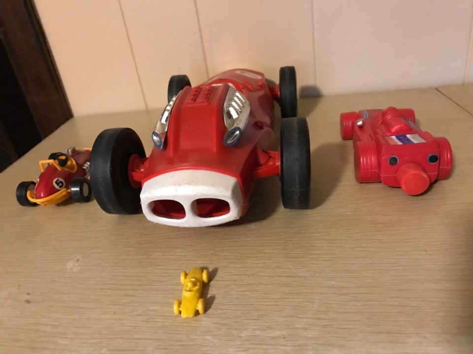 Vintage Toy Car Lot Including Buddy L+V-RROOM+Avon Bubble Bath Race Car ...