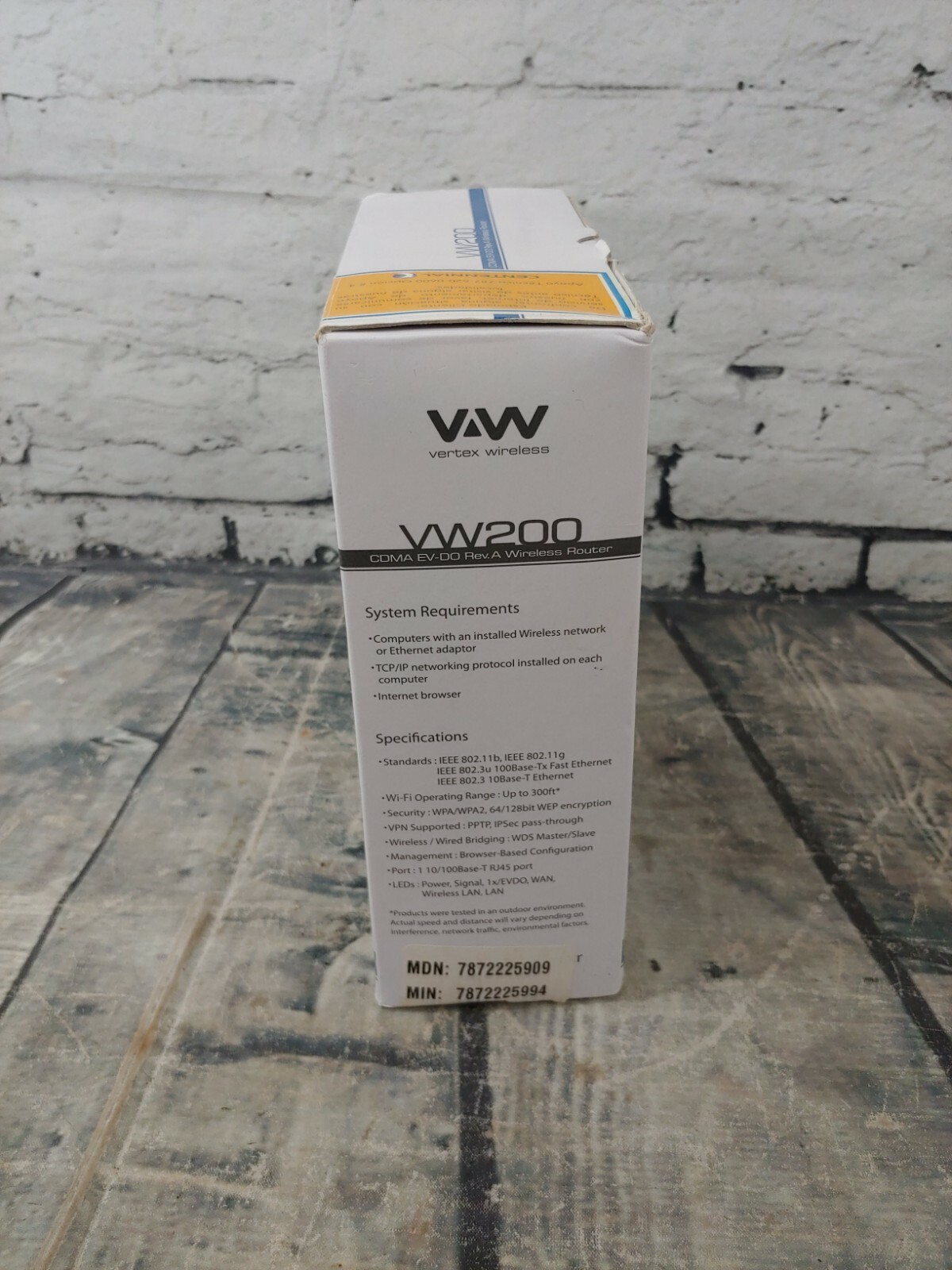 Vertex Wireless Router VW200 CDMA EV-Do Rev. A - Model VW240 | eBay