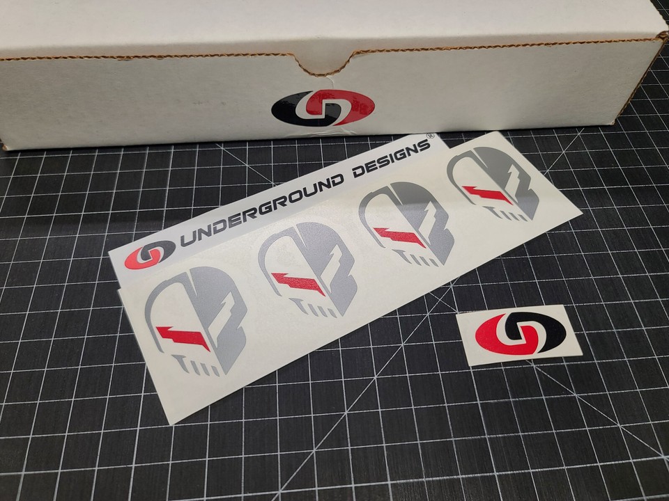 C8 Skull Decals (4pk) Jake Skull 2" Accent Racing Stickers Corvette ...