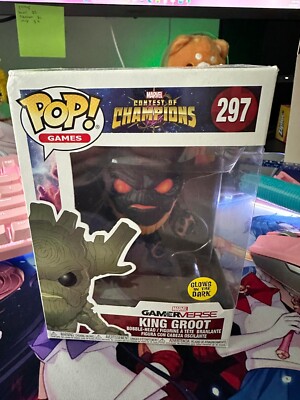 Funko Pop Vinyl King Groot #297 Contest of Champion Gamerverse Marvel ...