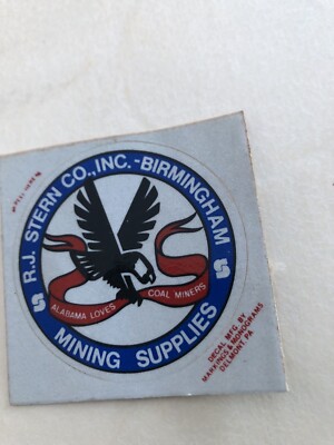 Coal Mining Stickers. Nice Older Vendor | eBay