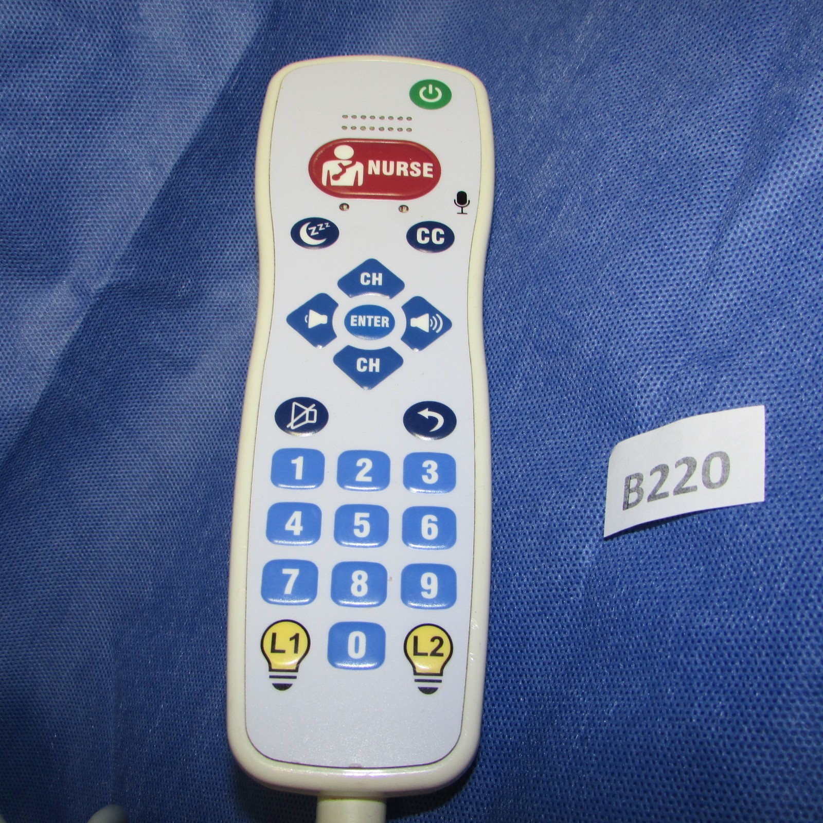 Anacom Medtek Intertek Pillow Speaker Nurse Call 2 Lights Microphone ...