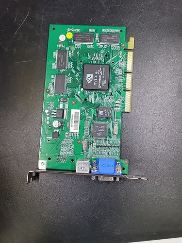 Vintage NVIDIA GeForce 2 MX AGP 3D Video Card With VGA / DVI S-Video | eBay