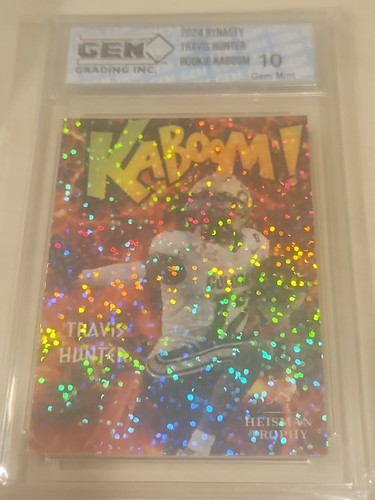 travis hunter graded 10 card gem mint mt rookie rc grade college ...