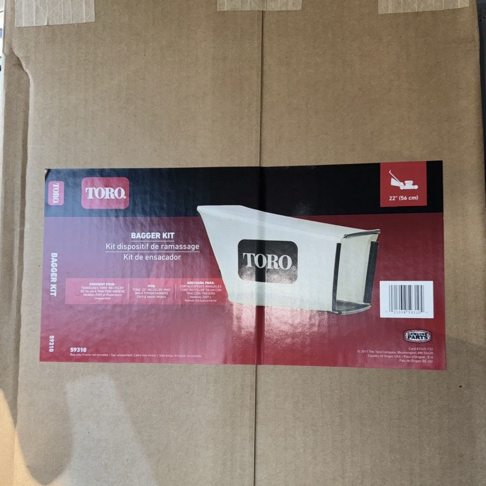 Toro Bagger Kit Grass Catcher Replacement Bag 59310 OEM Walk-Behind ...