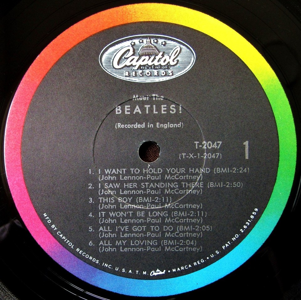 Beatles LP 1967 Meet the Beatles LAST MONO 10 BMI Absolute Stunner NM ...