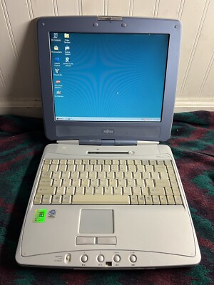 RARE Fujitsu Lifebook i4170 Windows 98 Intel Celeron DVD 60GB HDD 64MB ...