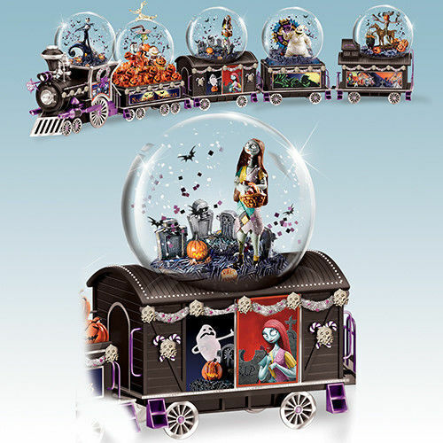 Tim Burton Nightmare Before Christmas Train Sally Spooky Graveyard ...