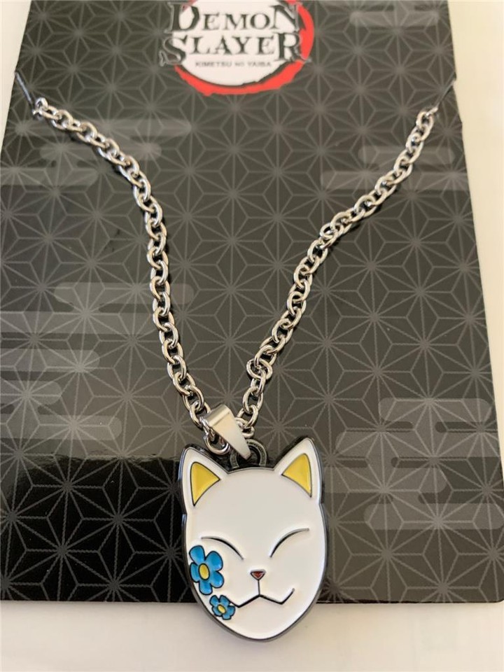 Demon Slayer: Kimetsu no Yaiba Makomo Warding Mask Necklace | eBay