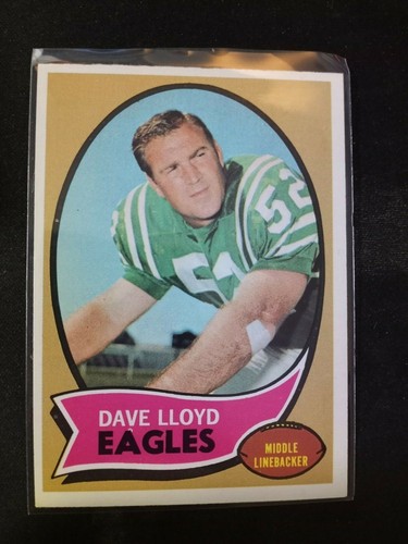 1970 Topps Football #21 Dave Lloyd NR-MT N70DL2 MINT | eBay