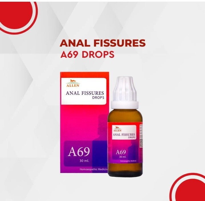 Allen A69 Anal Fissures Drops (30ML) For Painful Piles & Hemorrhoids ...