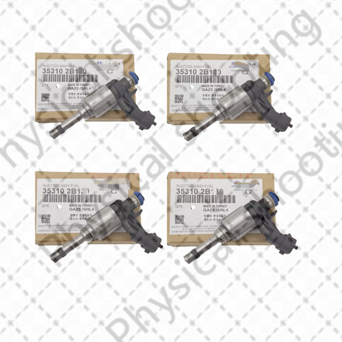 4PCS Fuel Injector for 2012-17 Hyundai Veloster Kia Rio Soul 1.6L ...