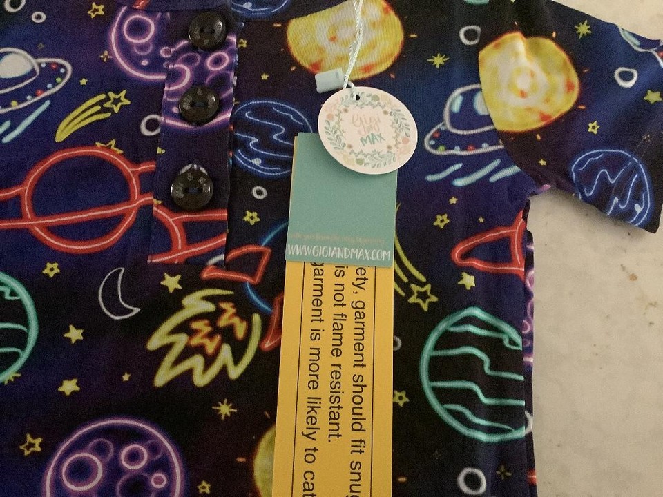 NEW PACKAGE, GIGI AND MAX PAJAMAS SOFT BAMBOO 4/5T SPACE 2 PIECE | eBay