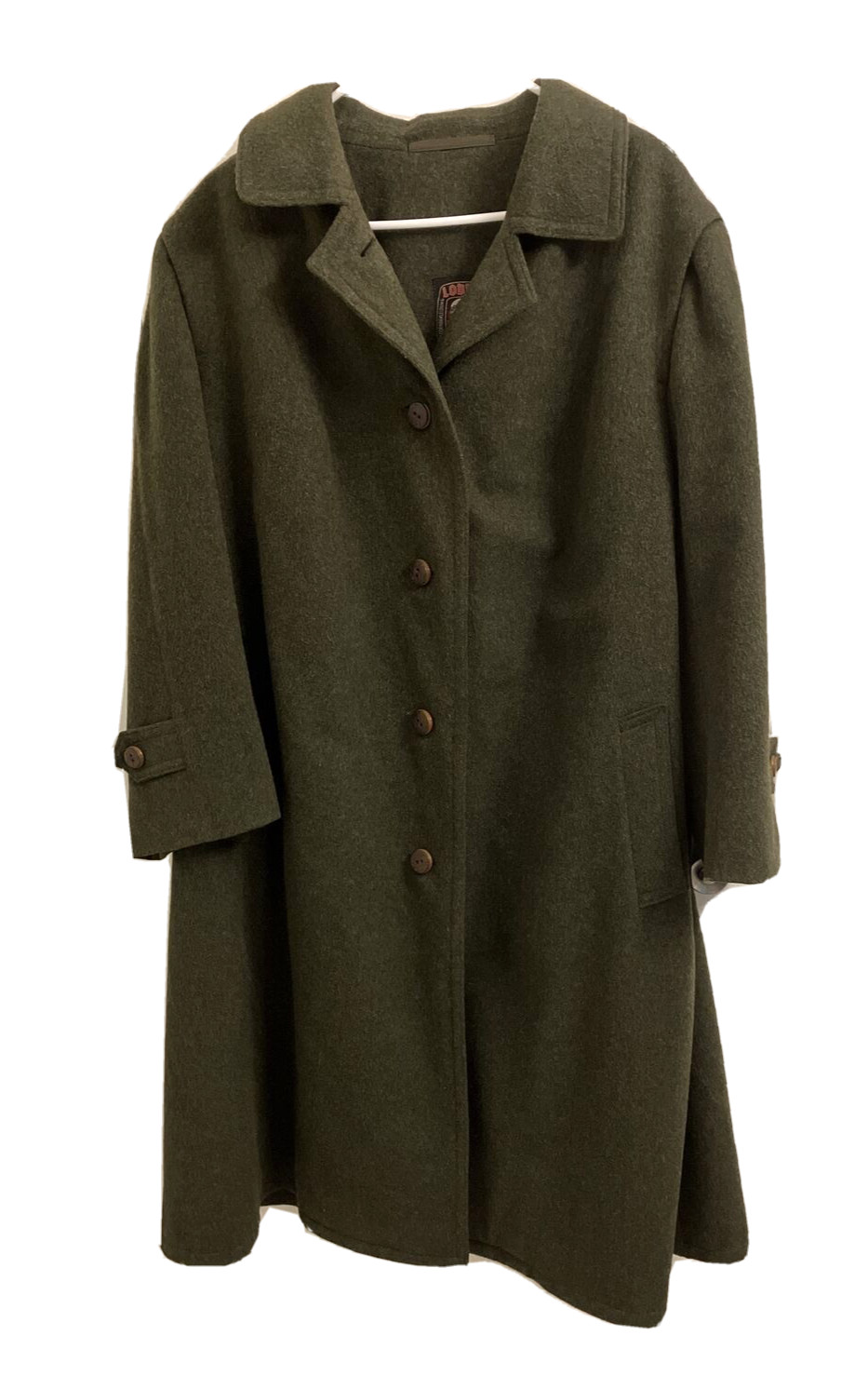 Loden Plankl Vintage Green Trench Coat Austrian Bauer… - Gem