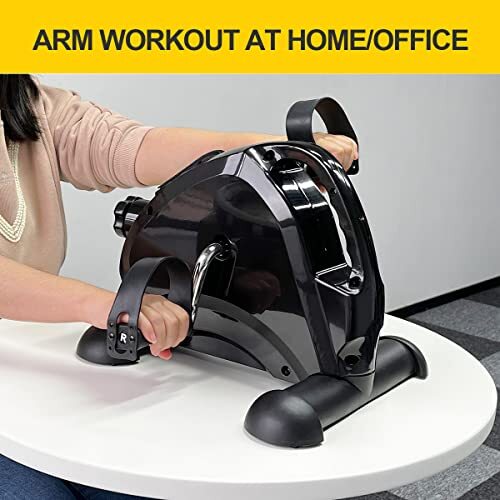 Mini Exercise Bike Foot Pedal Exerciser Theraphy Bicycle for Leg and ...