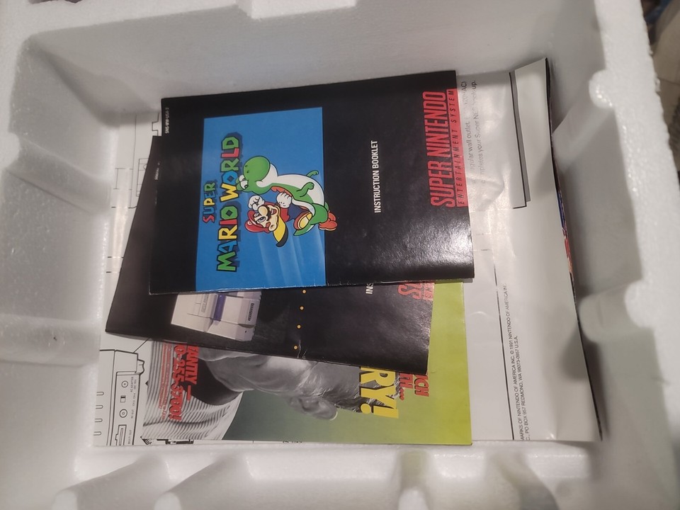 Super Nintendo Super Set CIB Complete Console RARE SNES Variant ...