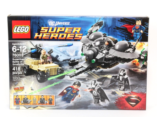 NEW Lego Super Heros SUPERMAN BATTLE OF SMALLVILLE Set 76003 Man of ...