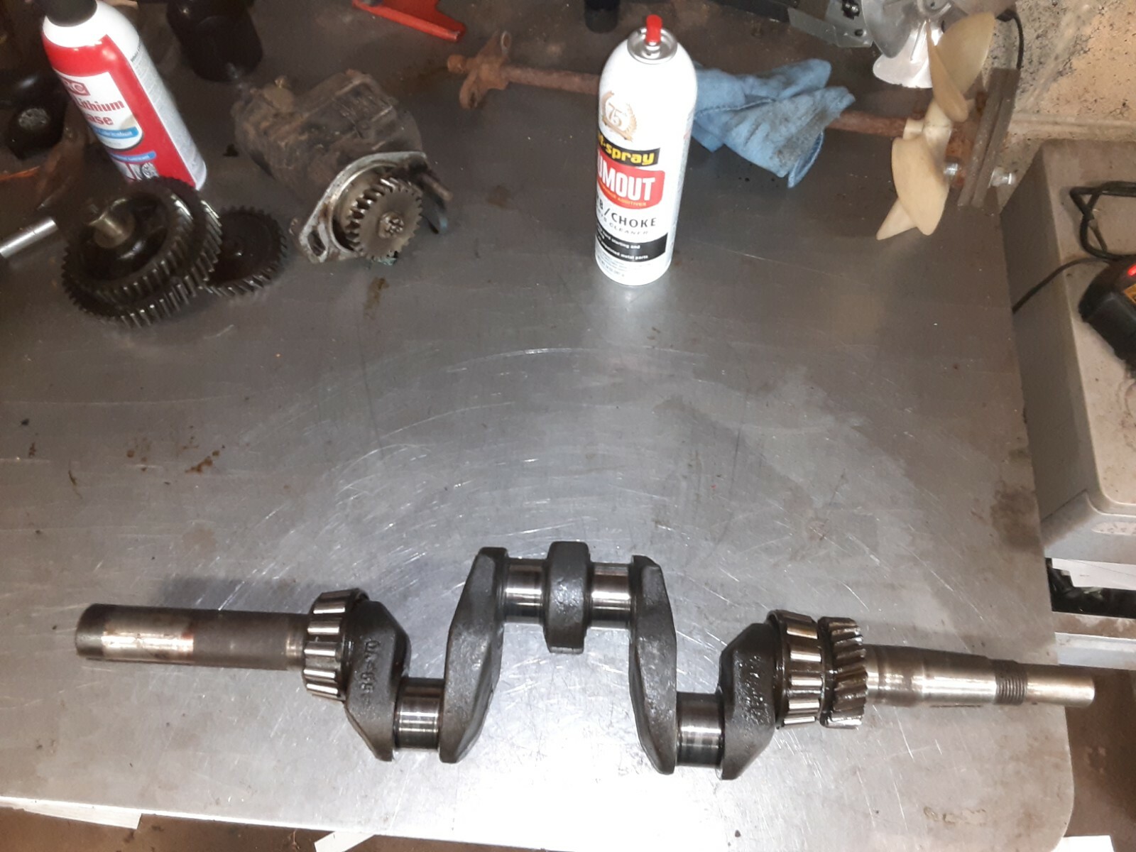 Wisconsin VF4D Crankshaft | eBay