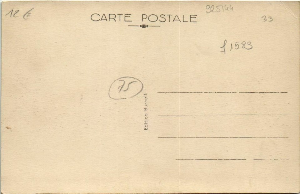 CPA PARIS 20e Rue Mounet-Sully Square Sarah Bernhardt (925144) | eBay UK